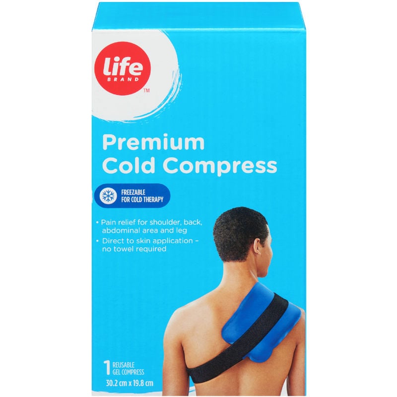 Life Brand LB Premium Cold Comp with Strap, LG 1 ea - CTC Health