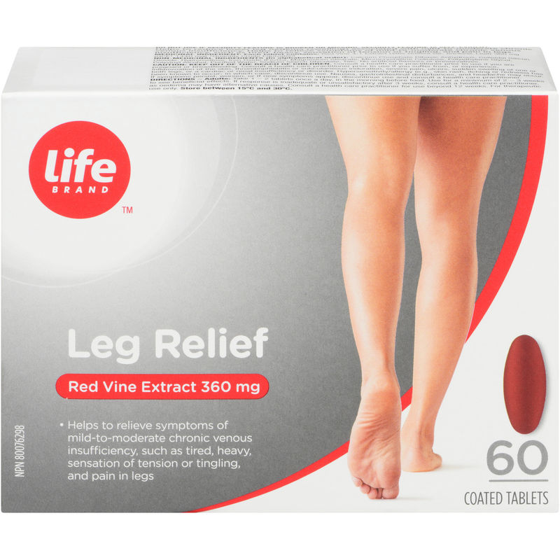 Life Brand Leg Relief Formula for Mild-to-Moderate Chronic Venous ...