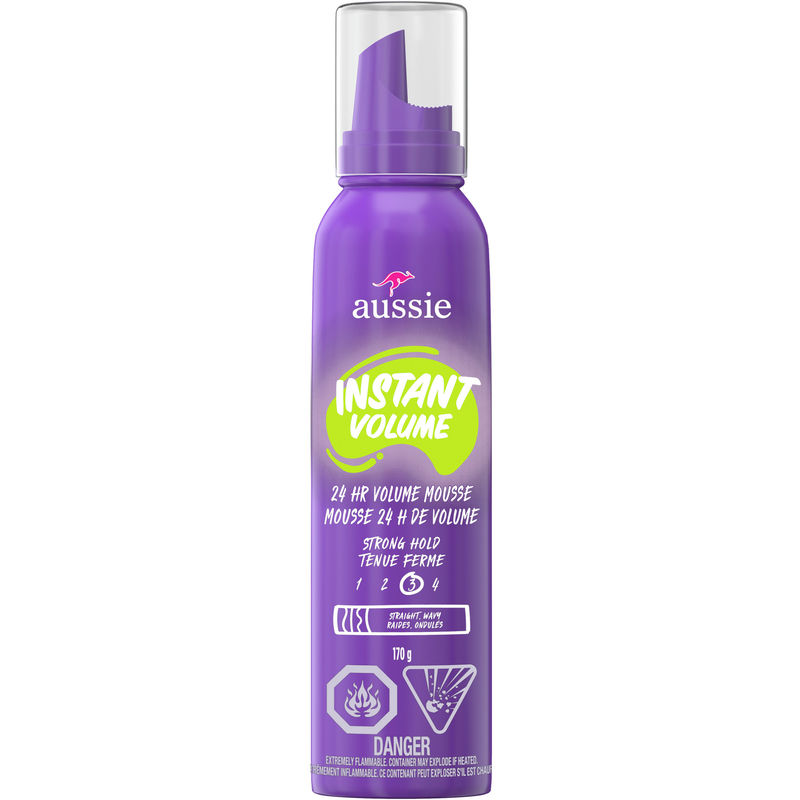 Aussie Instant Volume Mousse, 24-Hour Volume Mousse 170 G - CTC Health