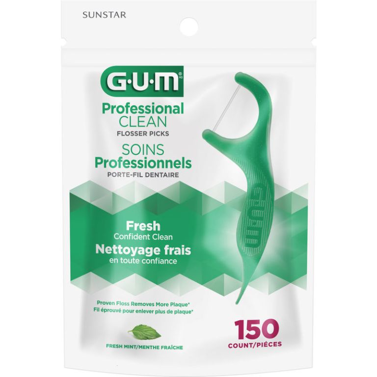 GUM Professional Clean Flossers Picks 150 Unit - CTC Health