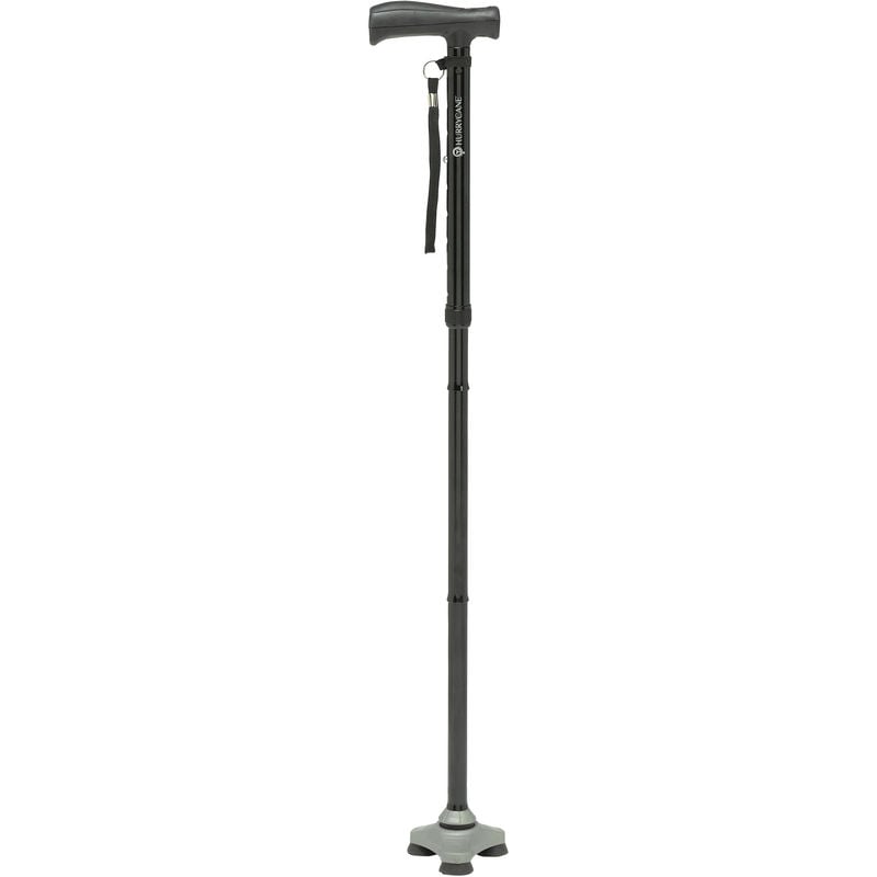 Drive HurryCane Freedom Edition Folding Cane, Black - CTC Health