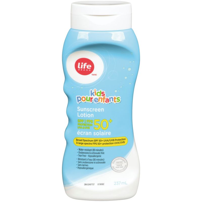 Life Brand Kids Sunscreen Lotion SPF 50+ - CTC Health