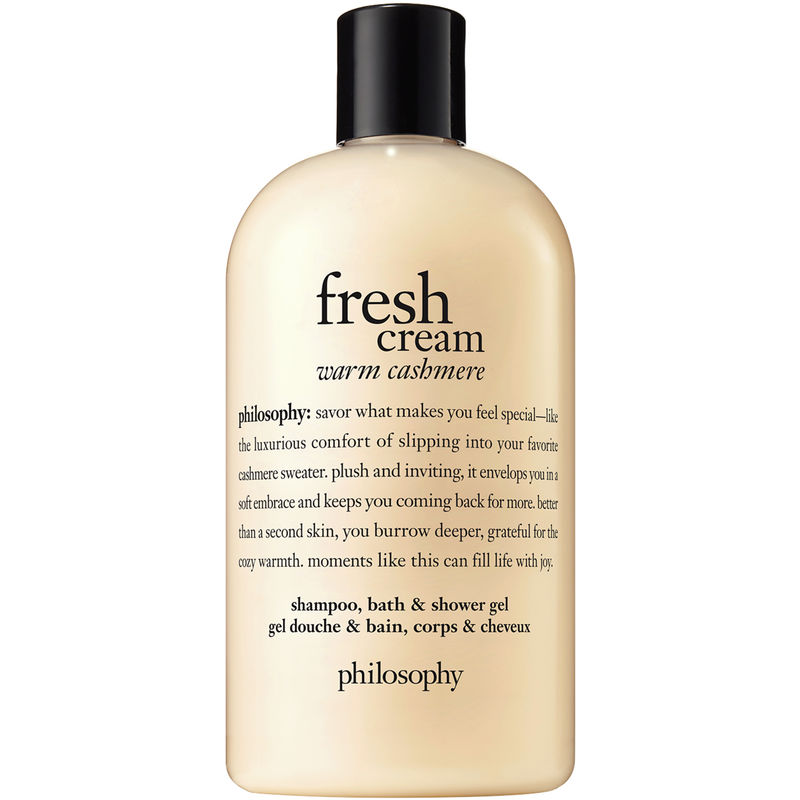 Philosophy Fresh Cream Warm Cashmere Shampoo, Bath, & Shower Gel 480 mL ...