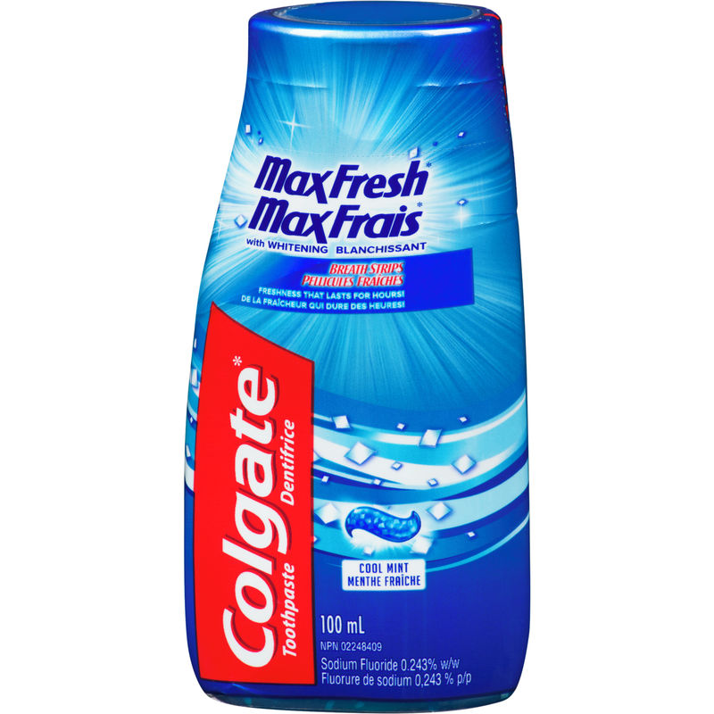 Colgate Max Fresh Liquid Gel 2-in-1 Toothpaste and Mouthwash, Cool Mint ...