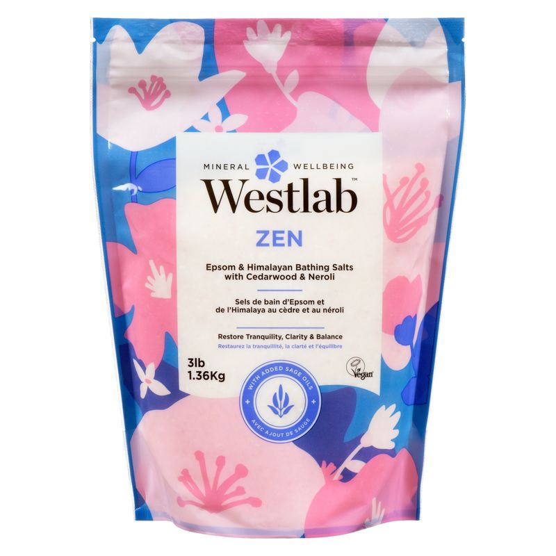 Westlab Zen Epsom & Himalayan Bathing Salts with Cedarwood & Neroli Zen ...