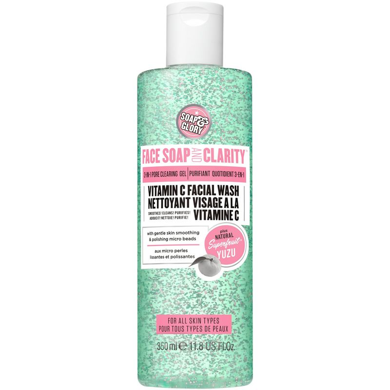 Soap & Glory Face Soap & Clarity 3-in-1 Daily Vitamin C Facial Wash 350 ...