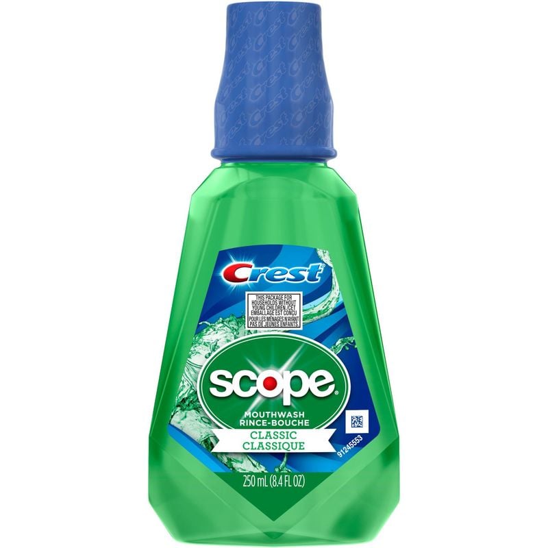 Crest Scope Classic Mouthwash, Original Formula, 250 mL - CTC Health