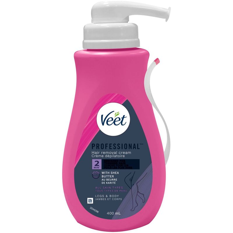Veet Professional Hair Removal Cream for Coarser Hair, All Skin Types ...