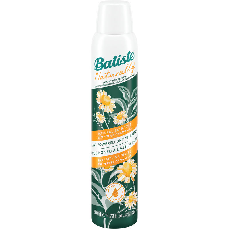 Batiste Naturally Green Tea & Chamomile Dry Shampoo 200mL - CTC Health