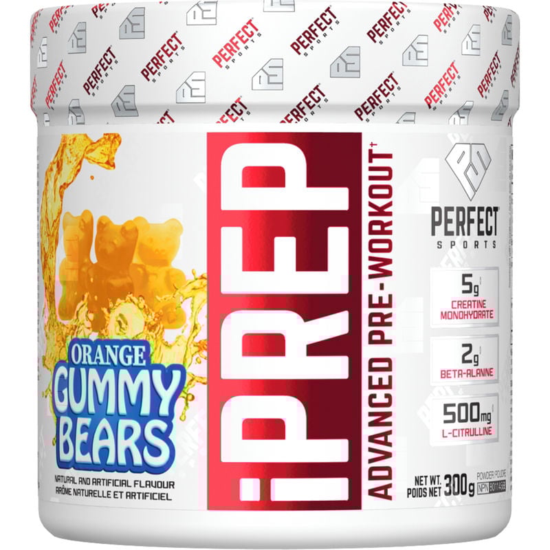 Perfect Sports iPREP Advanced Pre-Workout Orange Gummy Bear 300g - CTC ...