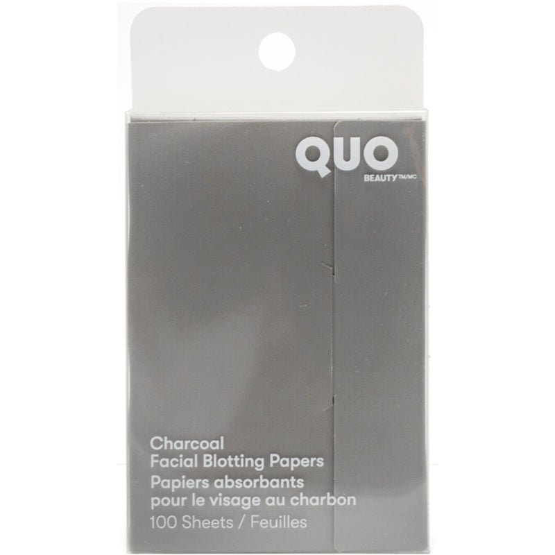 Quo Beauty Charcoal Facial Blotting Papers 100 EA - CTC Health