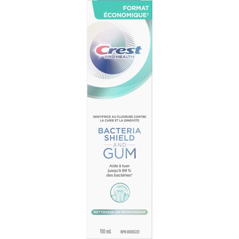 Crest Bacteria Shield & Gum Toothpaste 110mL - CTC Health