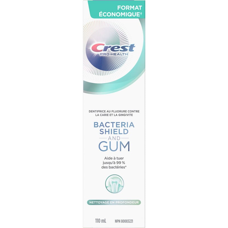 Crest Bacteria Shield & Gum Toothpaste 110mL - CTC Health