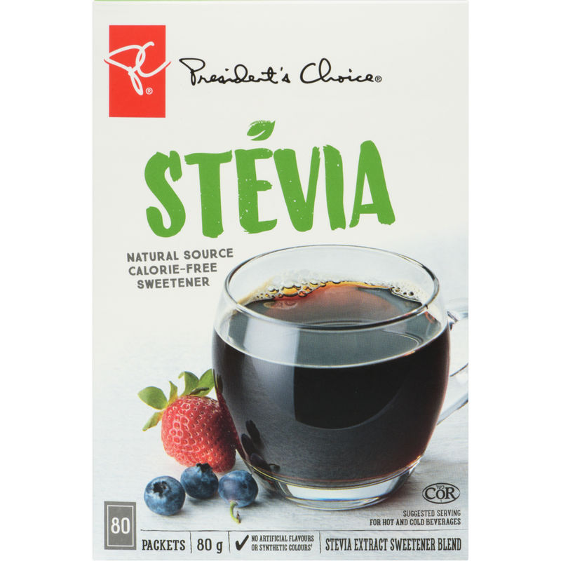 President’s Choice Stevia Natural Source Calorie-Free Sweetener 80 ...