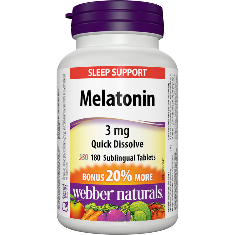 Melatonin Plus Chewable Tablets 3mg - CTC Health