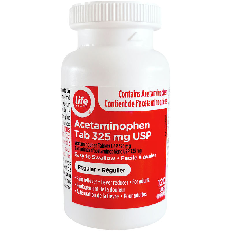 Life Brand LB Acetaminophen Tab 325 mg USP 120 TAB - CTC Health