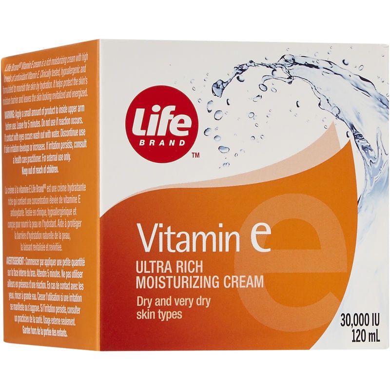 Life Brand Vitamin E Ultra-Rich Moisturizing Cream 120 mL - CTC Health