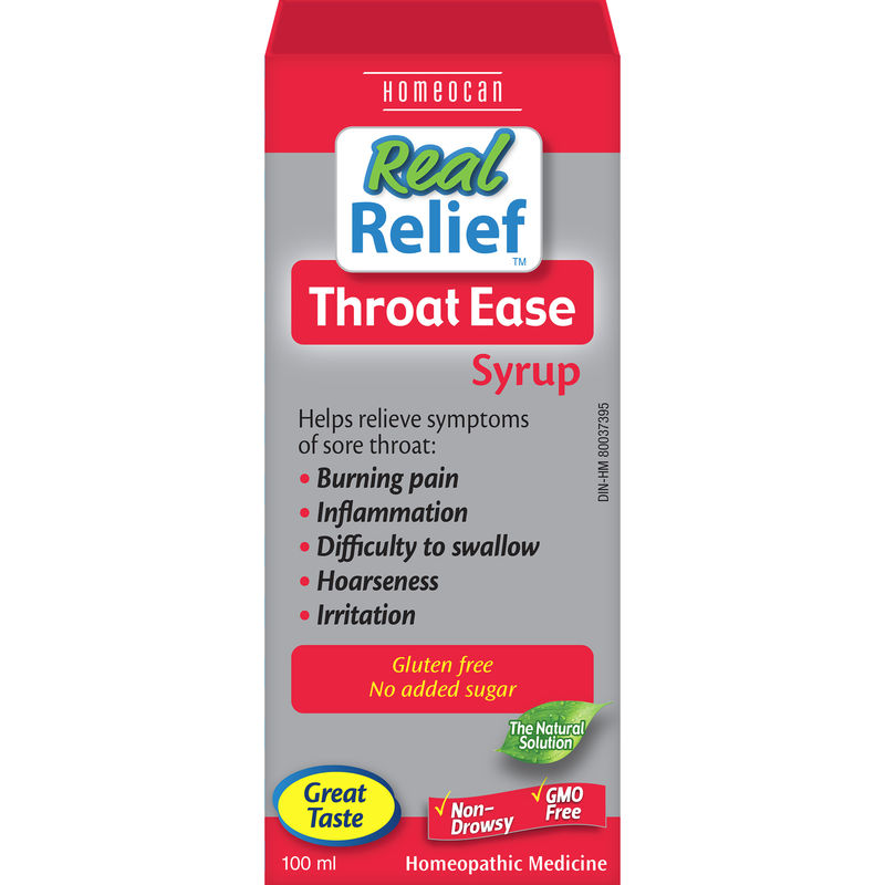 Homeocan Real Relief Throat Ease Syrup - CTC Health