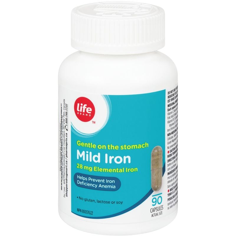 Life Brand Mild Iron Capsules - CTC Health