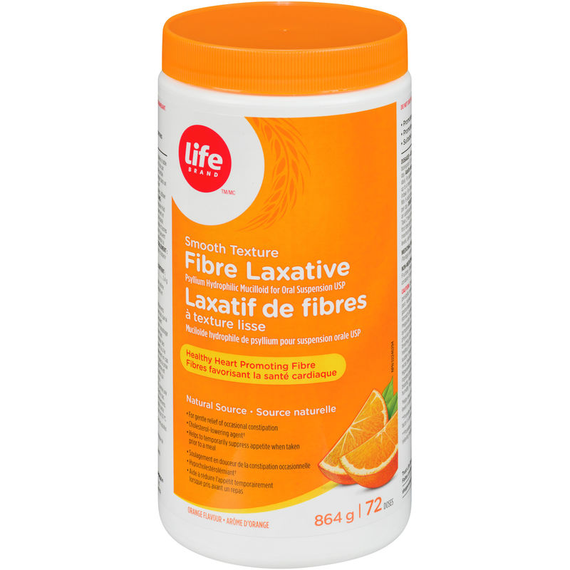 Life Brand LB Fib Lax Smooth Orange 72 DOSE 864 g - CTC Health