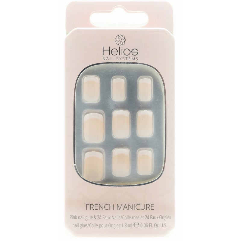 Helios Basic French Petite Anil Color Artificial Nails - CTC Health