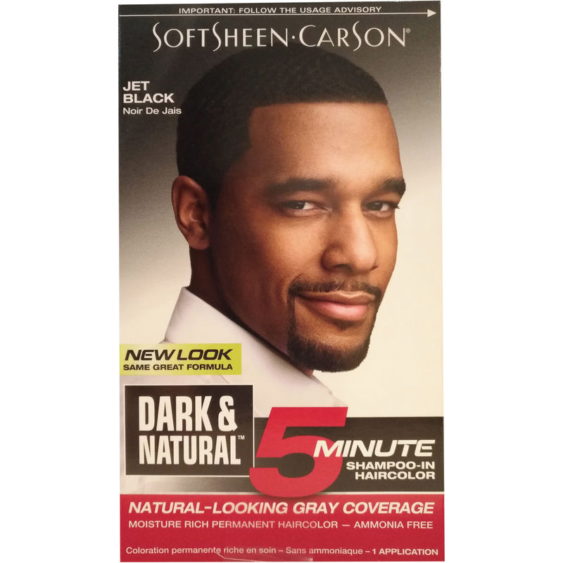 Dark&Lovely Dark And Natural Men’s 5 Minute Hair Color - Jet Black ...