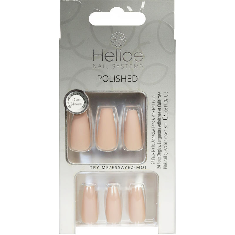 Helios Polish Artificial Nail Color: Grey - CTC Health
