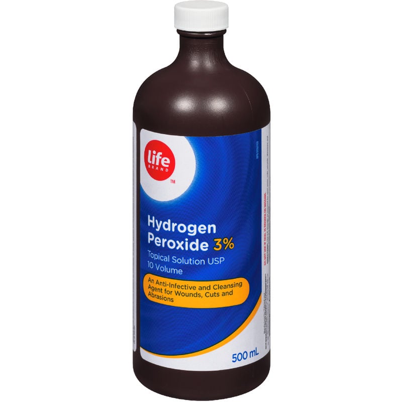 Life Brand Hydrogen Peroxide 3% 500 mL - CTC Health
