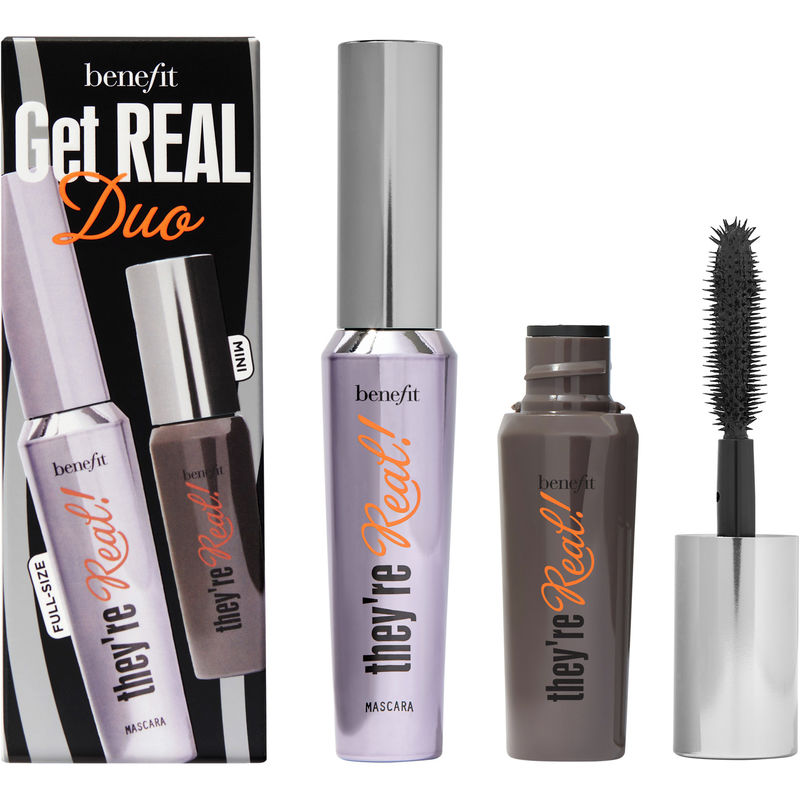 Benefit Cosmetics Get REAL Duo Full-Size & Mini Lengthening Mascara Set ...