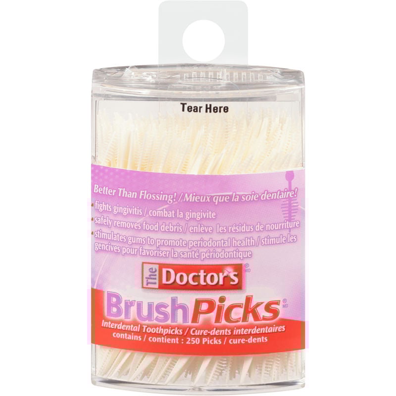 The Doctor’s Brush Picks - Interdental Toothpicks for Oral Health - 250 ...