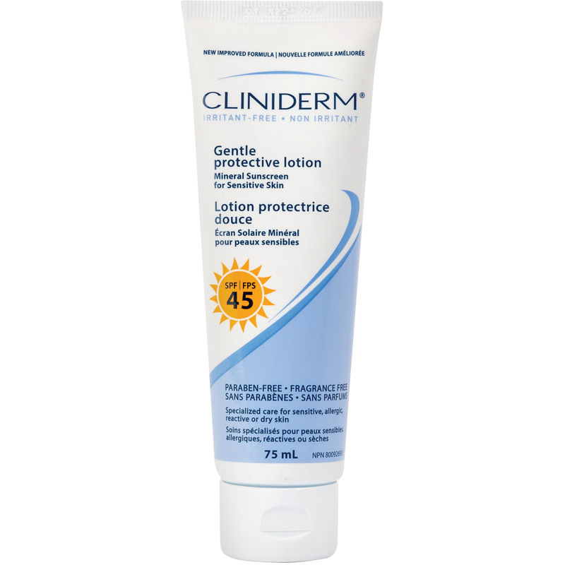 Cliniderm Gentle Protective Sunscreen Mineral SPF White 100mL - CTC Health