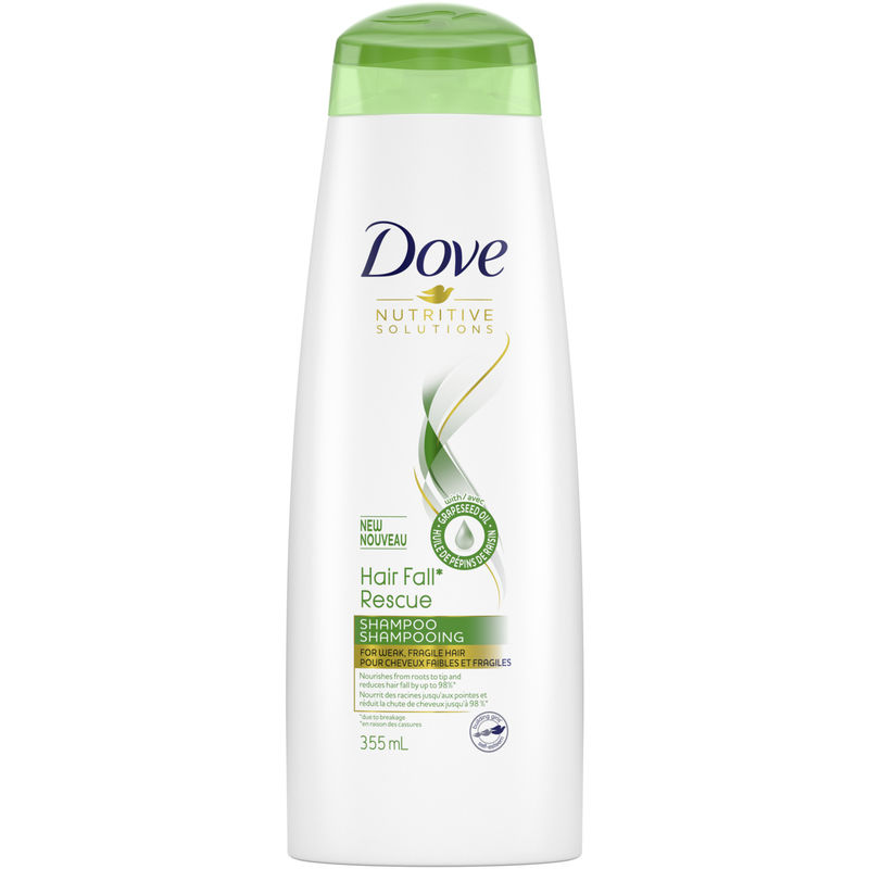Dove Nutritive Solutions Hair Fall Rescue Shampoo for Weak, Fragile ...
