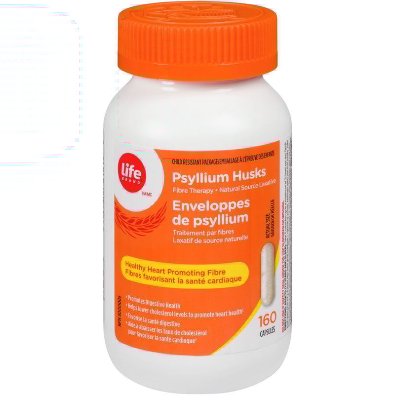 Life Brand LB Psyllium Husks 160 Capsules for Healthy Heart and ...