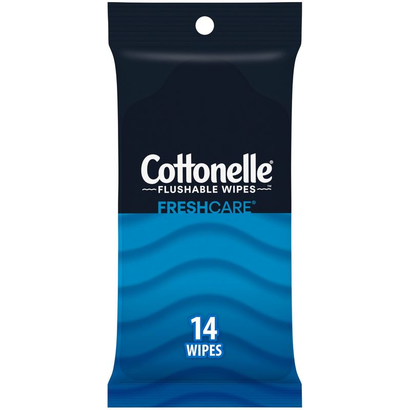 Cottonelle Flushable Wet Wipes Travel Packs - 14 Wipes - CTC Health