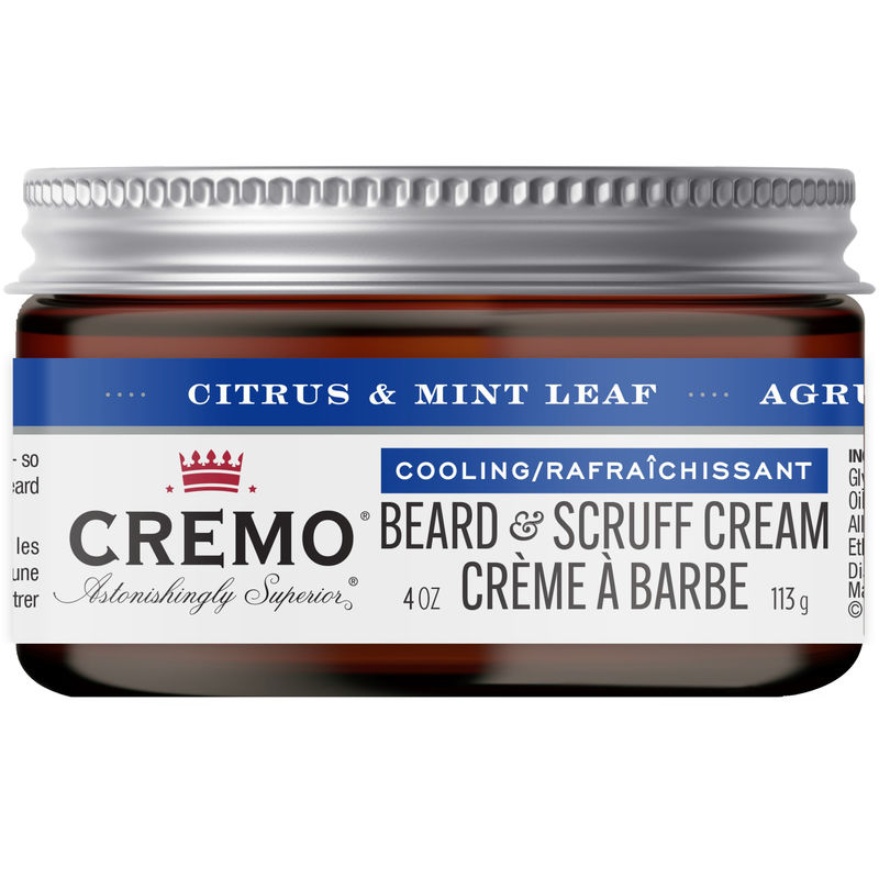 Cremo Cooling Beard & Scruff Cream Citrus Mint Leaf 113 g - CTC Health