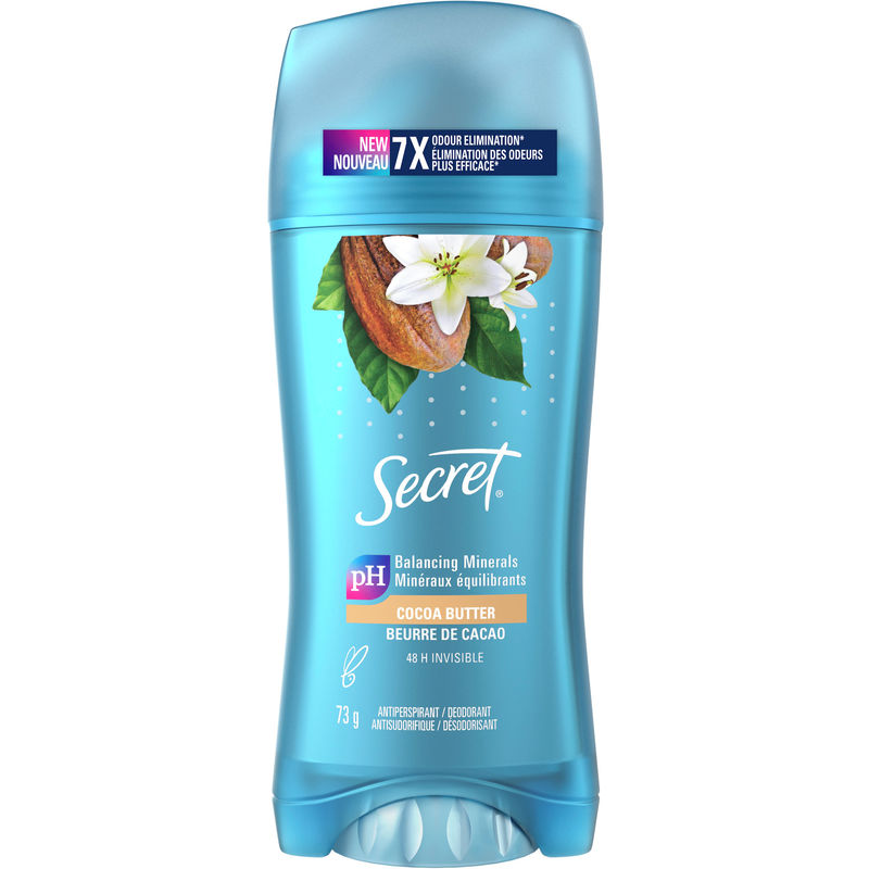 Secret Fresh Invisible Solid Cocoa Butter 73g - CTC Health