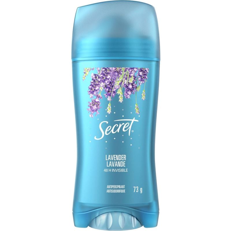 Secret Secret Invisible Solid Antiperspirant and Deodorant, Lavender ...