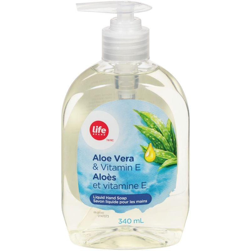 Life Brand Aloe Vera & Vitamin E Liquid Hand Soap 340 mL - CTC Health