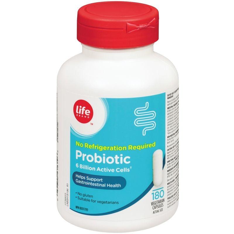Life Brand Probiotic 6 Billion Active Cells 180 Capsules - CTC Health