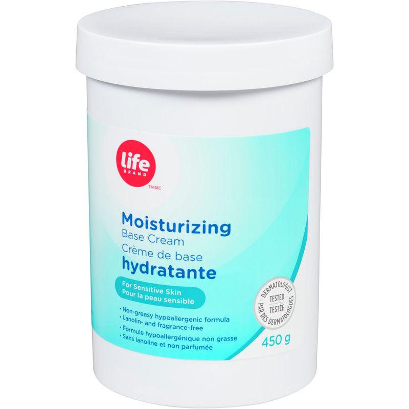 Life Brand Moisturizing Base Cream 450g - CTC Health