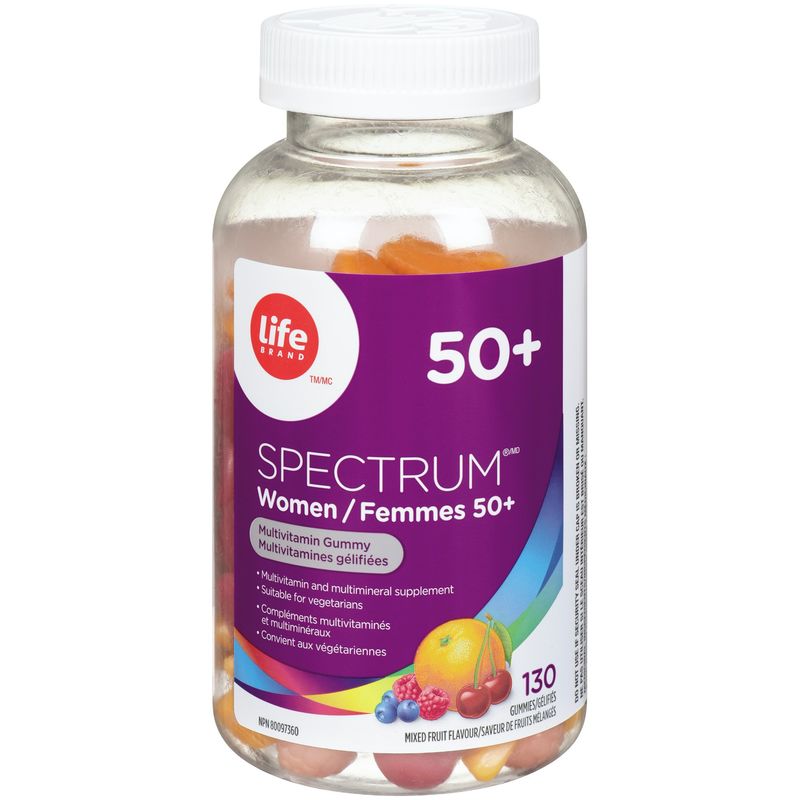 Life Brand Spectrum Multivitamin Gummy for Women 50+ 130 Count - CTC Health