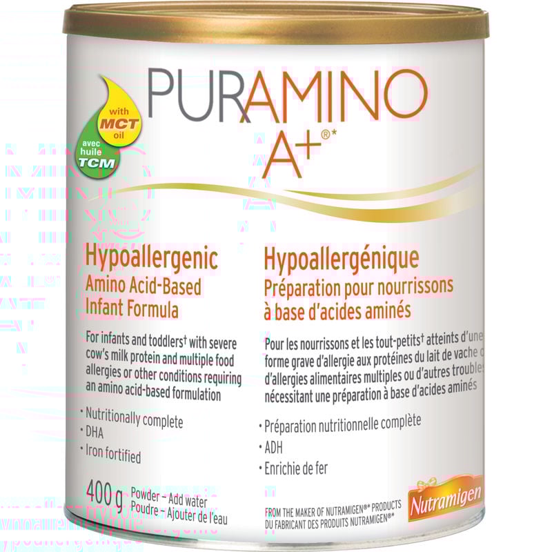Puramino A+ Hypoallergenic Baby Formula Powder 400 g - CTC Health