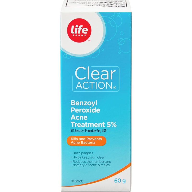 Life Brand Benzoyl Peroxide Acne Treatment 5% 60g - CTC Health