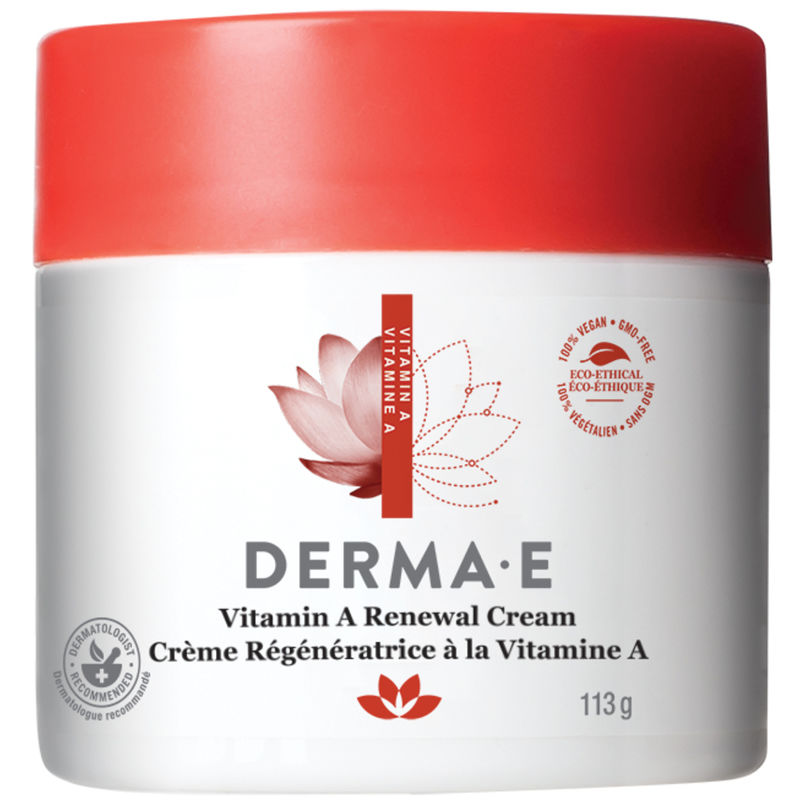 DERMA E Vitamin A Renewal Cream 113 g - CTC Health