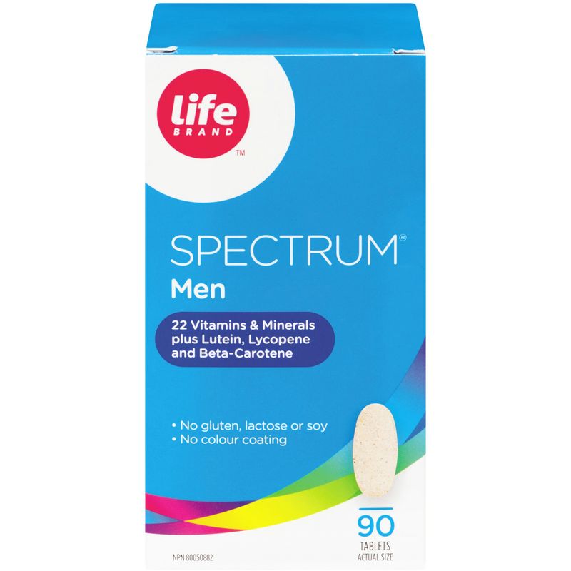 Life Brand Spectrum Multivitamin Men 90 TAB - CTC Health