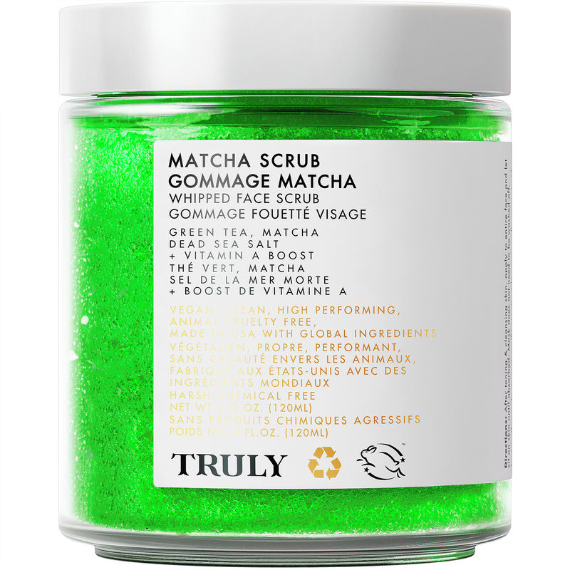 Truly Beauty Matcha Scrub 120 mL - Natural Exfoliating Scrub for ...