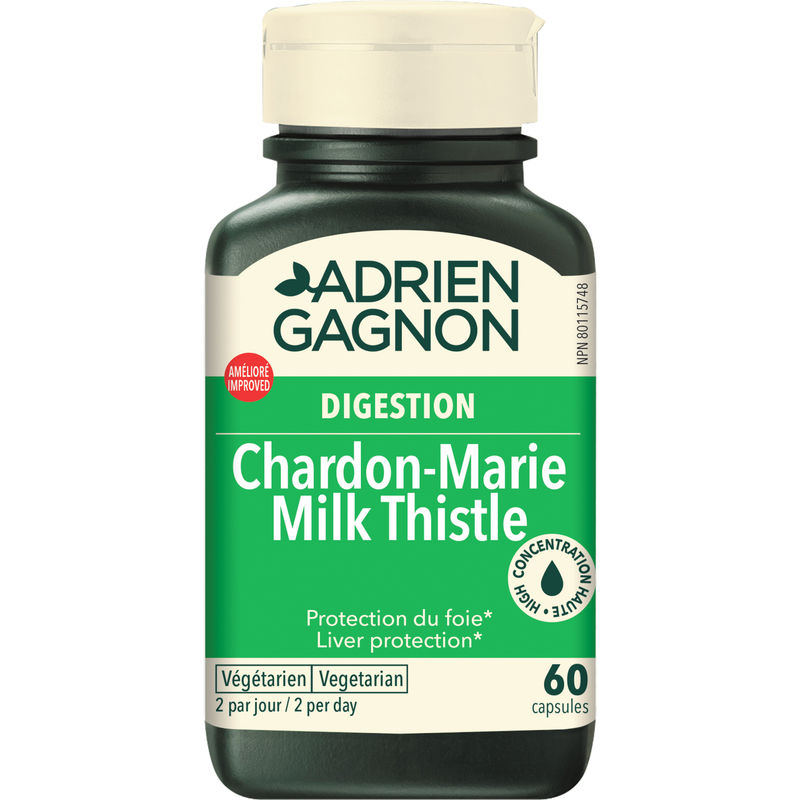 Adrien Gagnon Milk Thistle 60 Capsules - CTC Health
