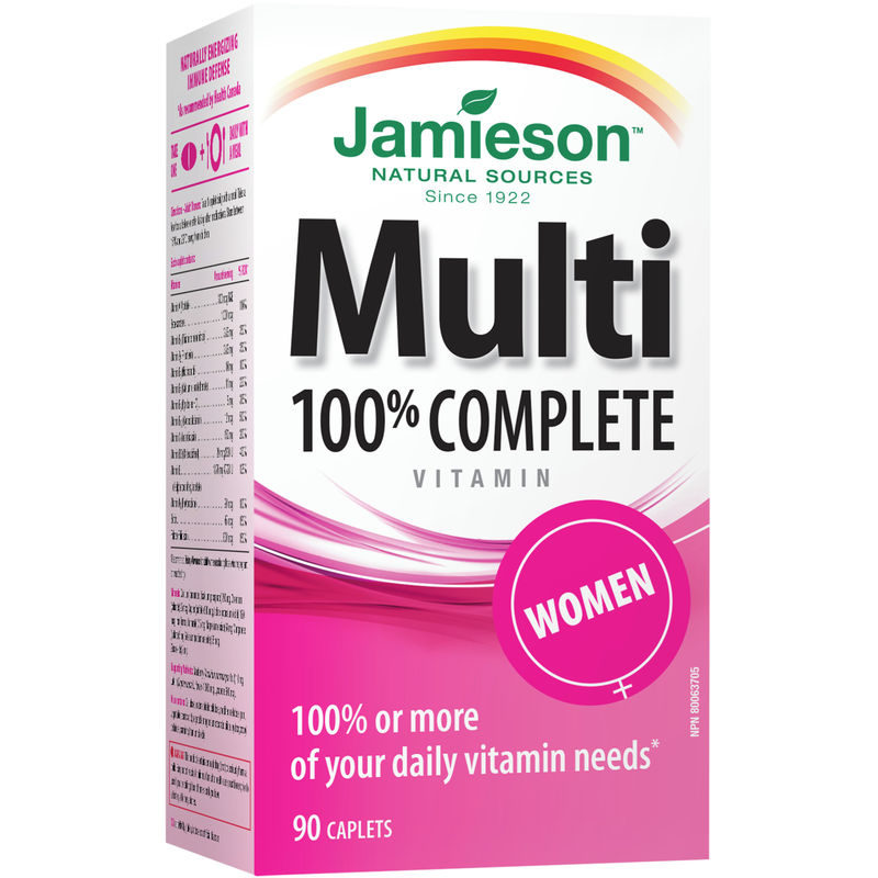 100% Complete Multivitamin for Women 90 Count - CTC Health