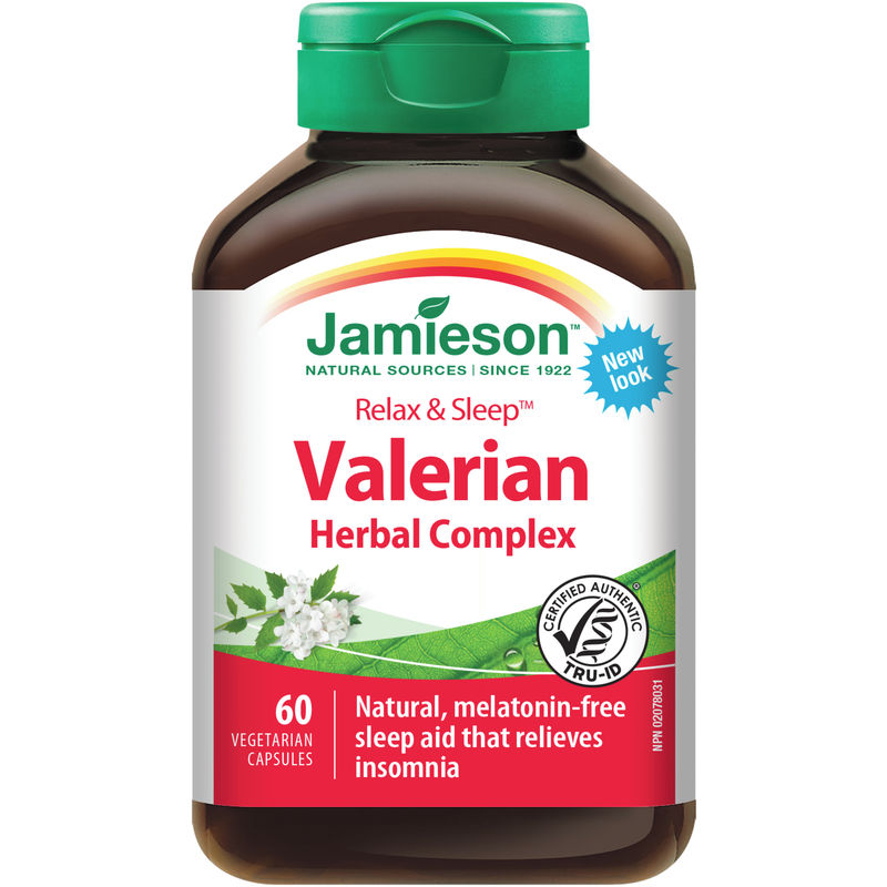 Jamieson Relax and Sleep Herbal Formula - 60 Count - CTC Health