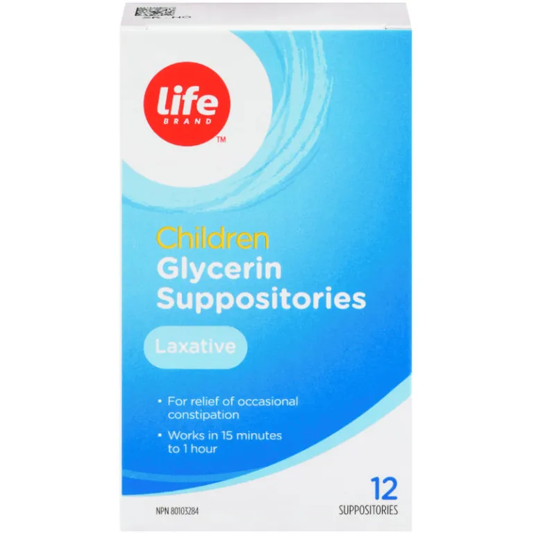 Life Brand Children Glycerin Suppositories 12 PK - CTC Health